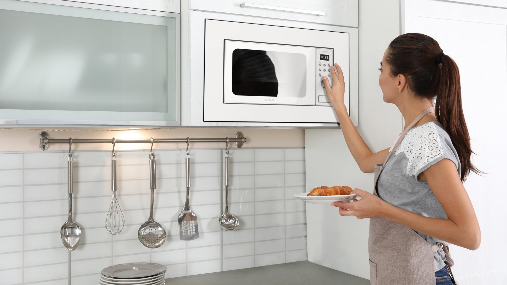 GrandHeat 2000 Built-in White Micro-ondes encastrable 20 litres. Cecotec