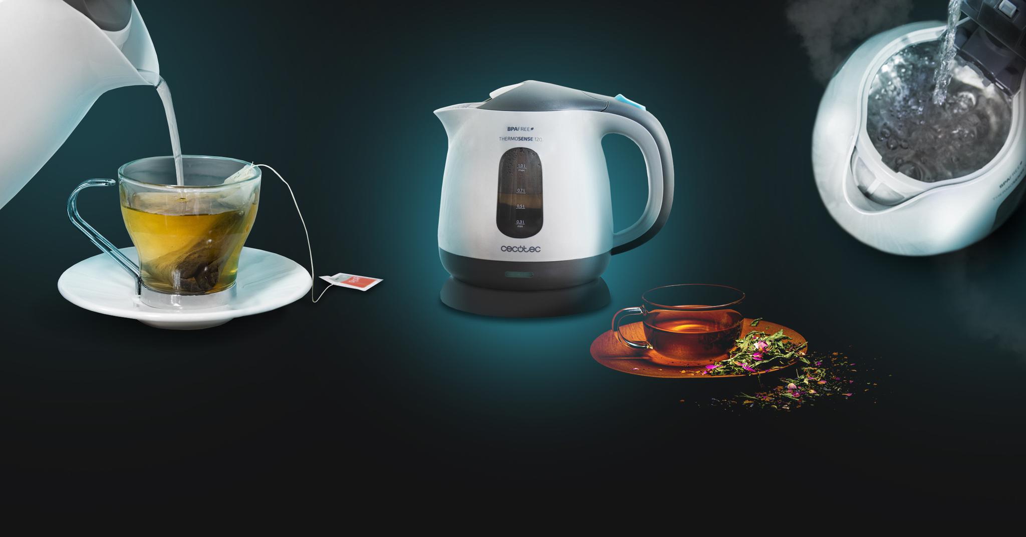 ThermoSense 120 Hervidor de agua eléctrico Cecotec