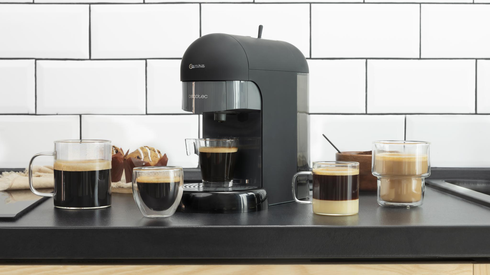 Cumbia Capricciosa Black Cafetera espresso 19 bares Cecotec