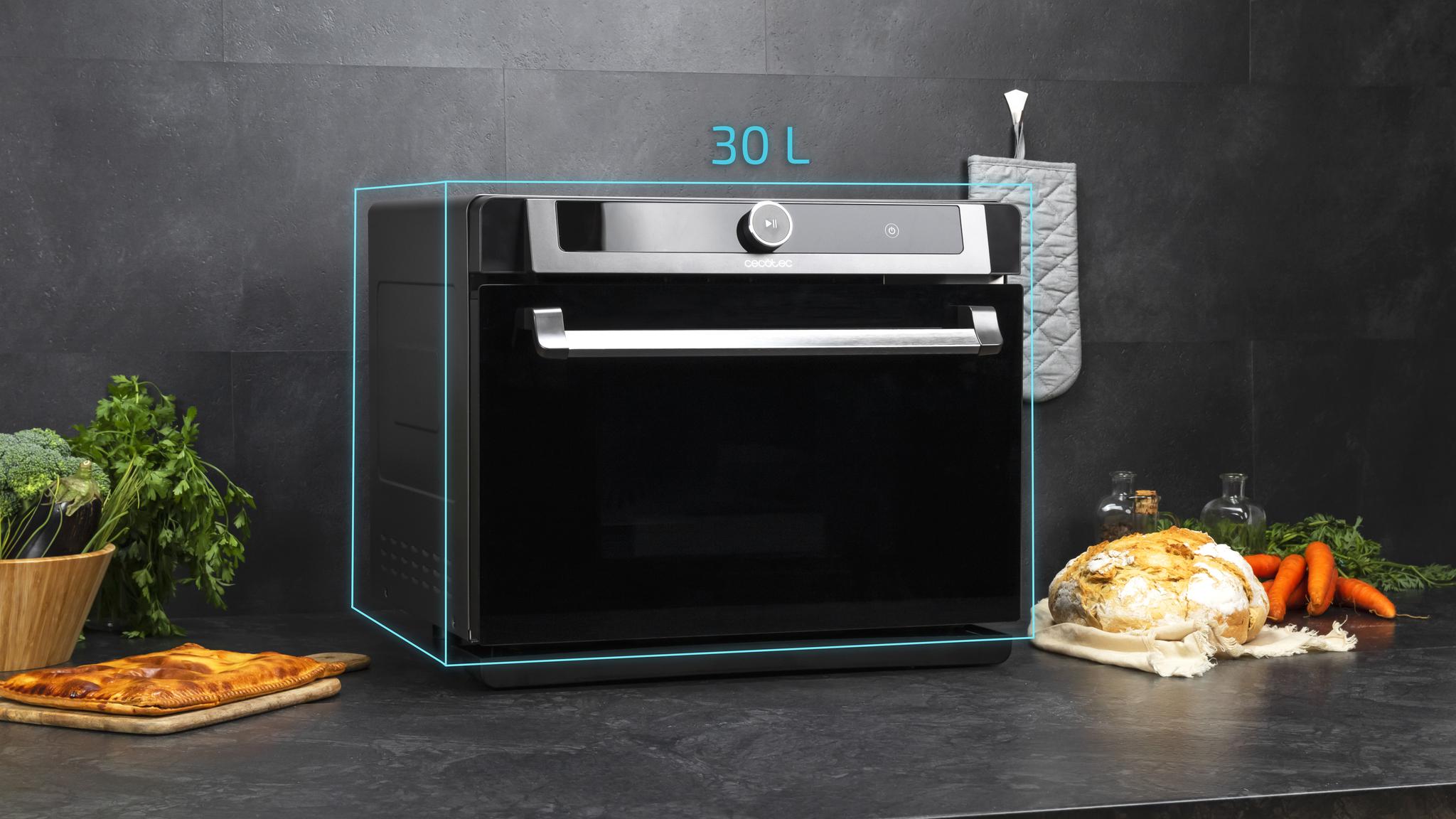 Bake&Steam 3000 Combi Horno a vapor con función freidora de aire Cecotec