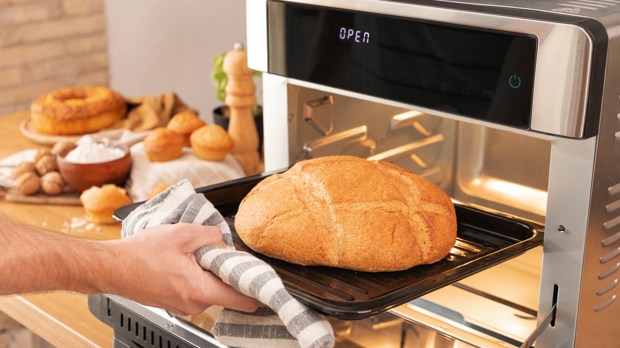 Bake&Fry 2500 Touch Steel Horno freidora de aire caliente Cecotec