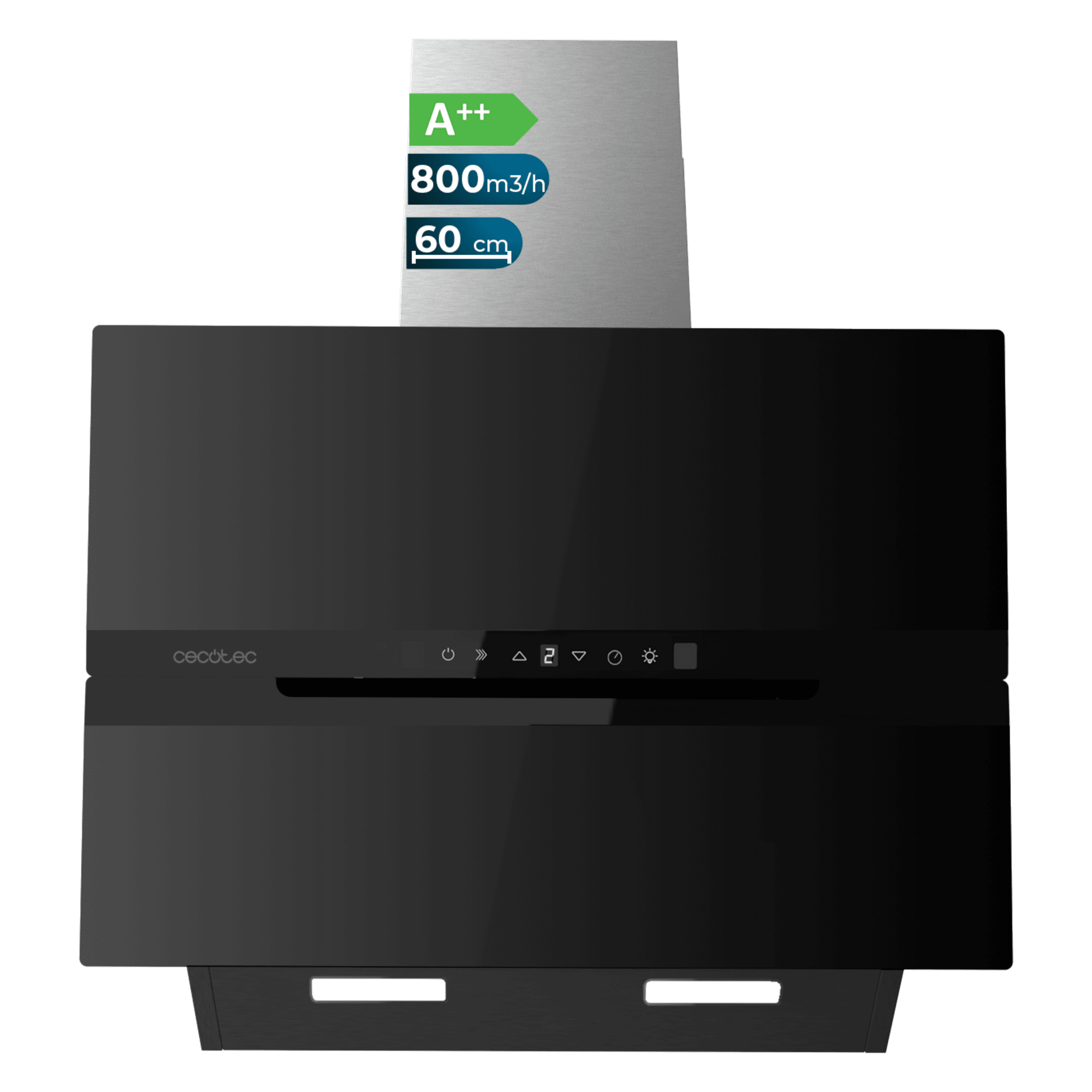 Bolero Flux DT 608010 Glass Black A++ Campana decorativa Cecotec