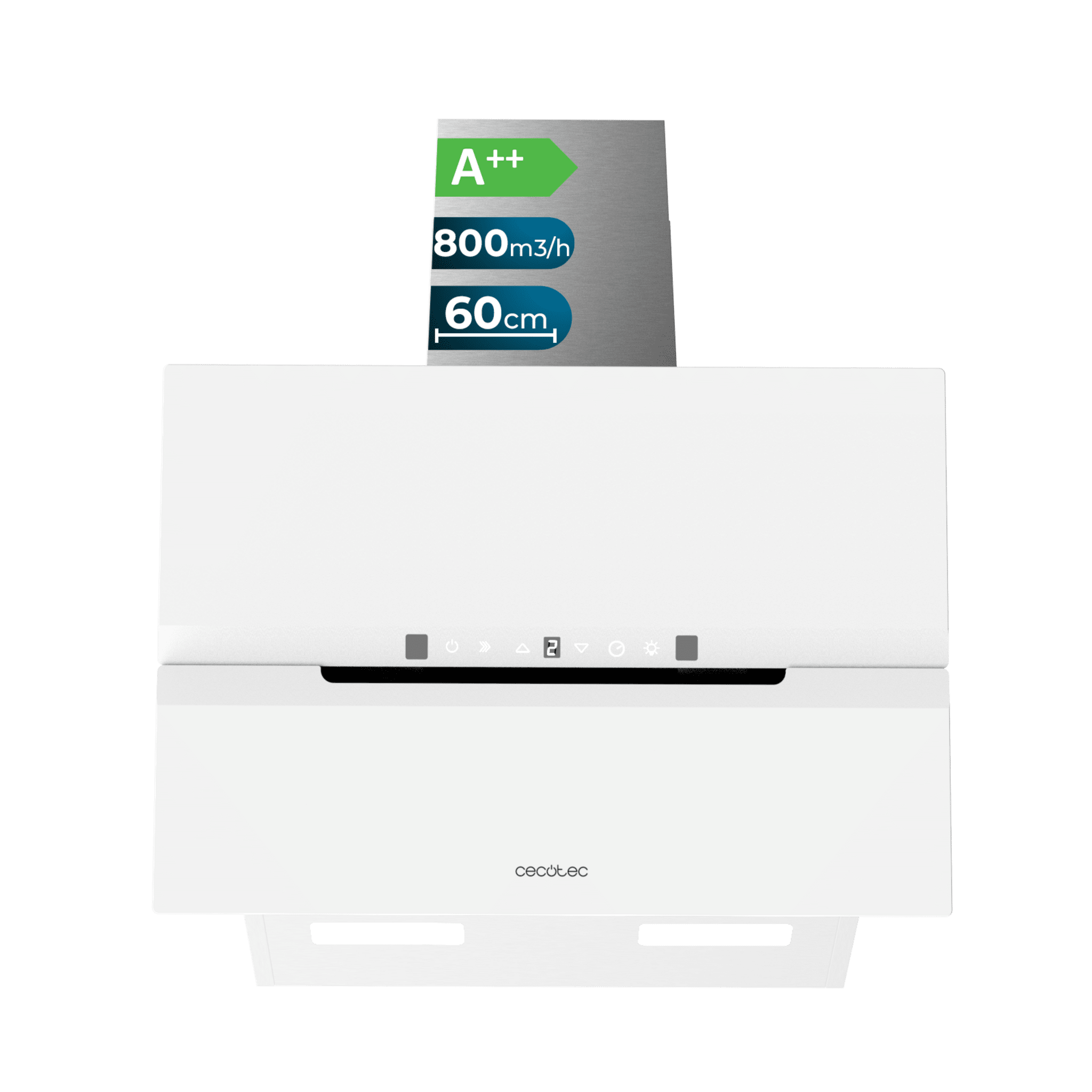 Bolero Flux DT 608010 Glass White A++ Campana decorativa Cecotec