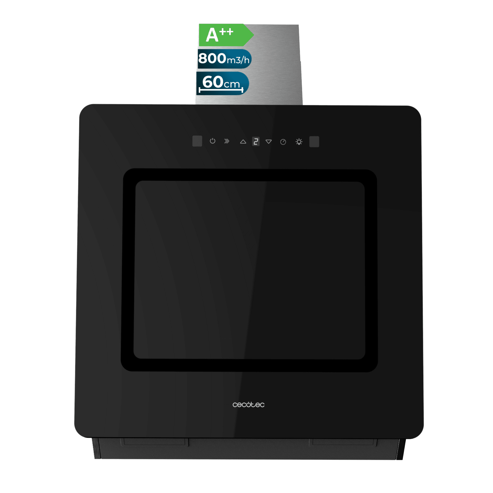 Bolero Flux DT 608002 Glass Black A++ Cloche Cecotec