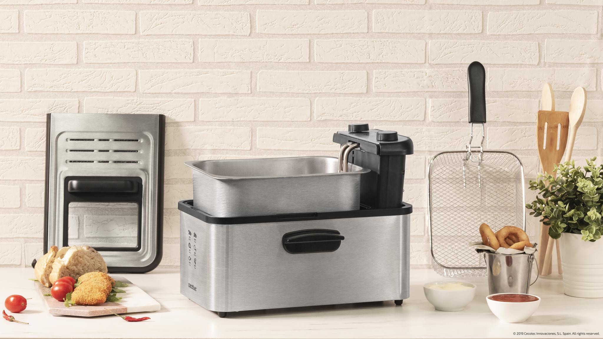 Friteuse CleanFry Infinity 3000 Full Inox Friteuse électrique d'3 litre ...