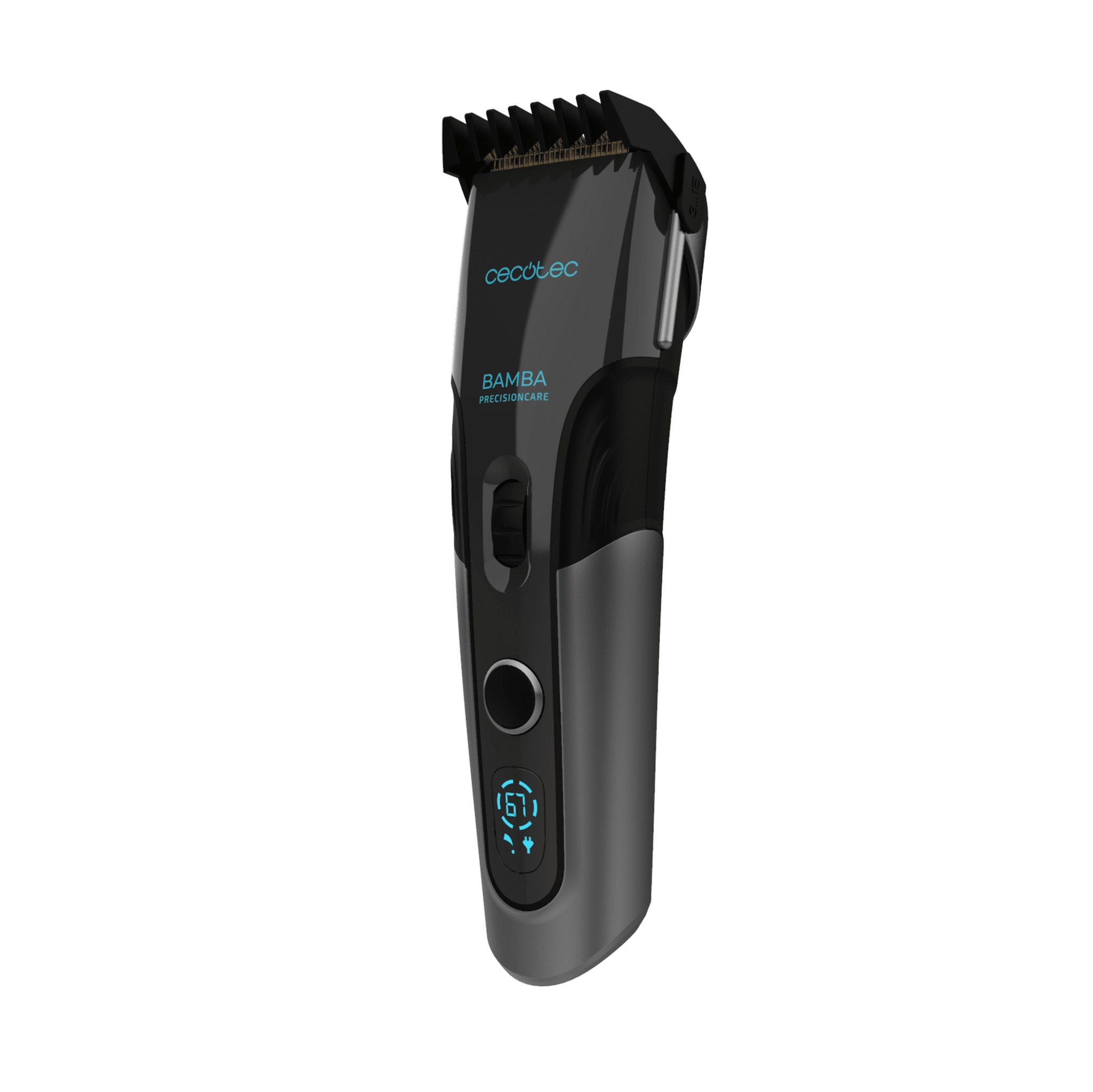 PrecisionCare Titan Tondeuse à cheveux avec batterie, écran et lames Cecotec