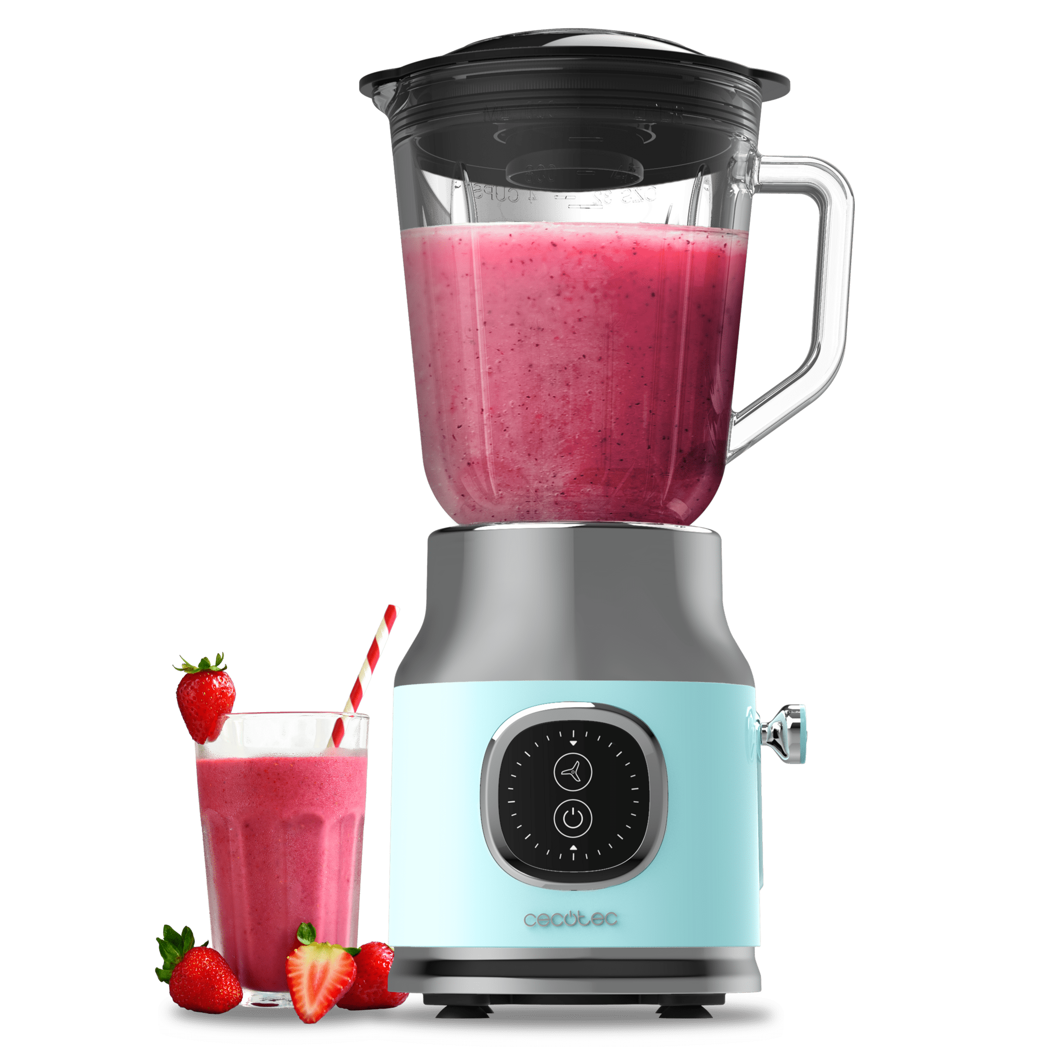 RetroTwist Blue Batidora de vaso Cecotec