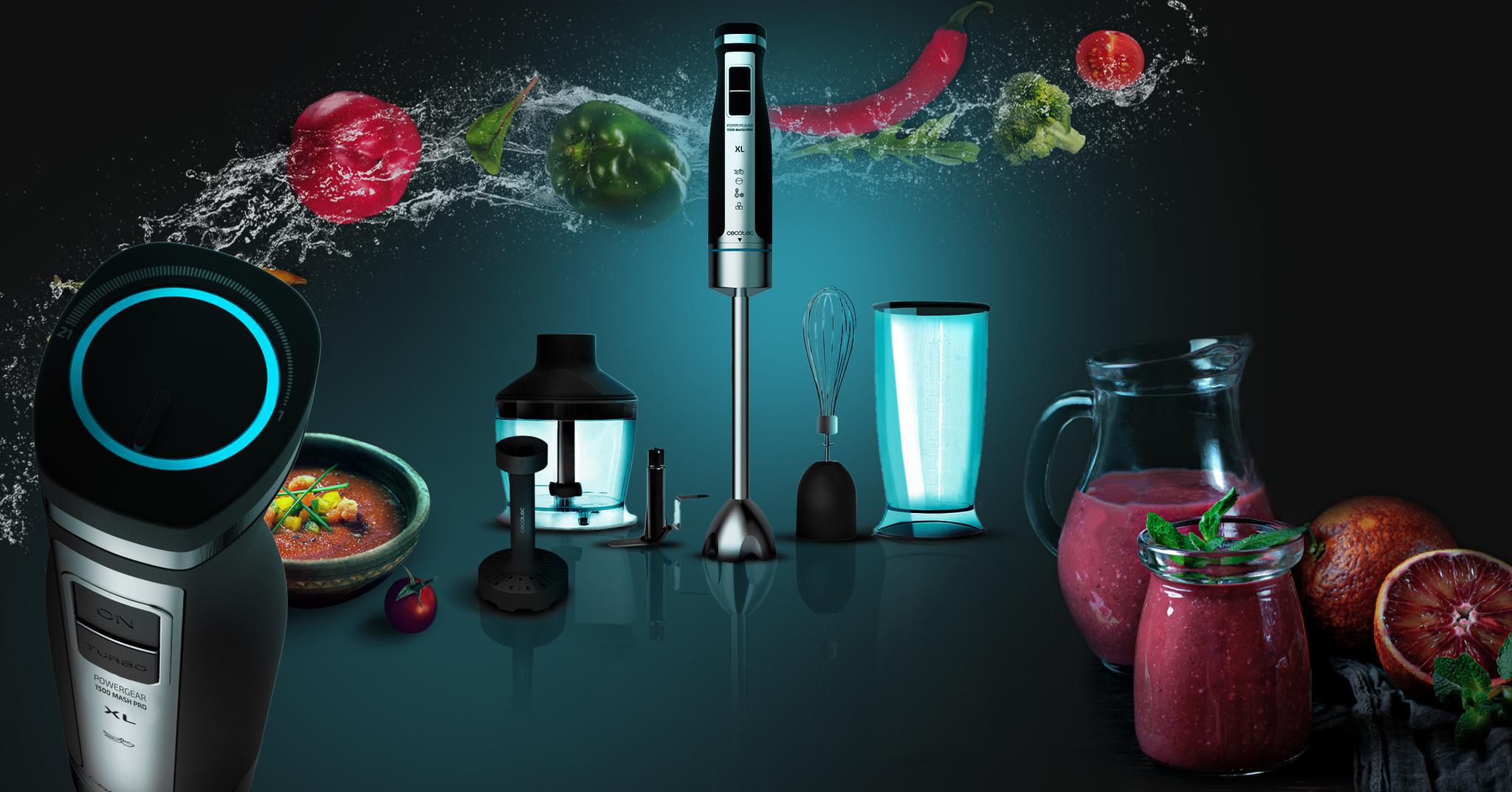 PowerGear 1500 XL Mash Pro Mixeur plongeant 1500 W Cecotec