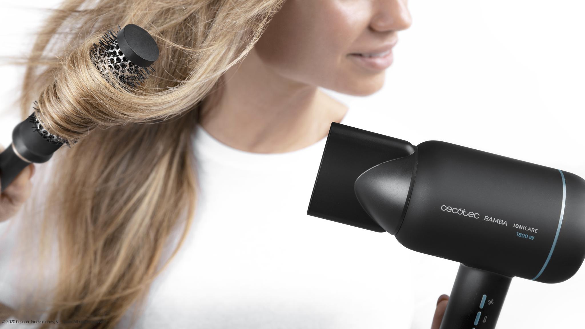 IoniCare 6000 RockStar Ice Secador brushless iónico de pelo con difusor Cecotec