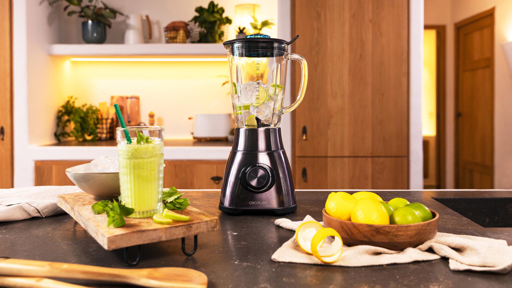 Power Black Titanium 1800 Go Batidora de vaso de 1800 W. Cecotec