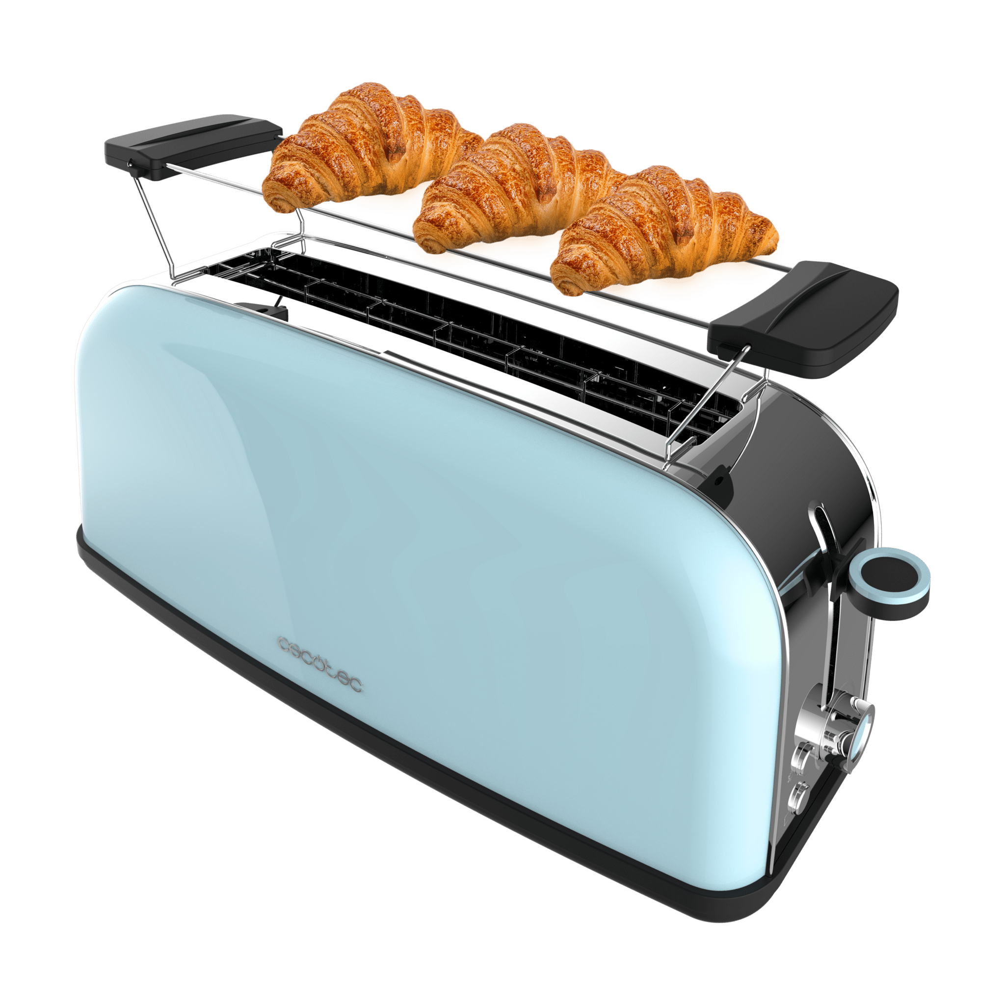 Toastin' time 850 Blue Long Vertikaler Toaster Cecotec