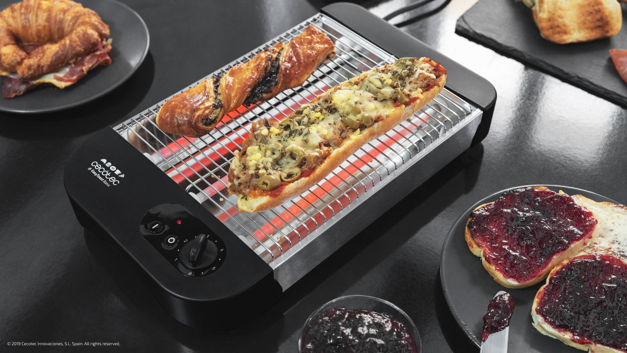 Turbo EasyToast Basic Horizontal-Flachtoaster Cecotec