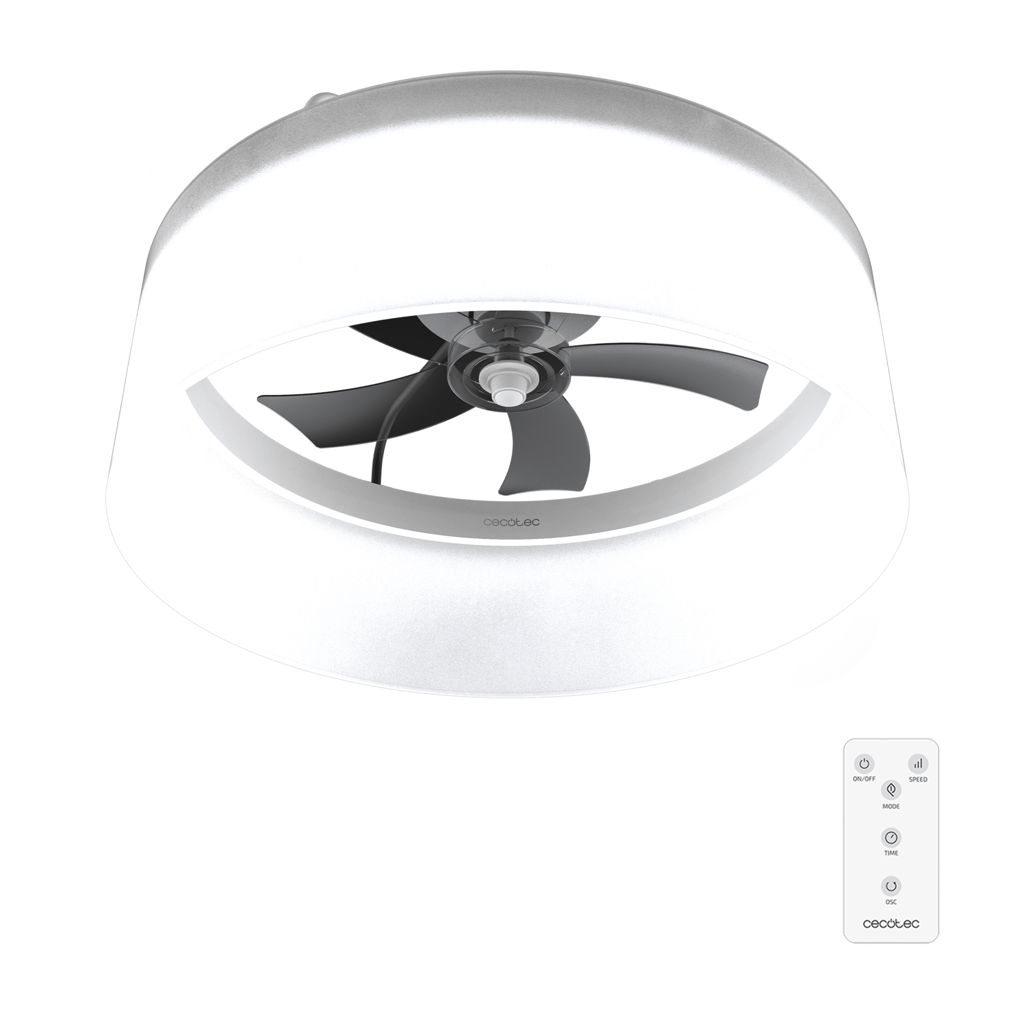 EnergySilence LampAero 650 White Design Ventilador de techo Cecotec