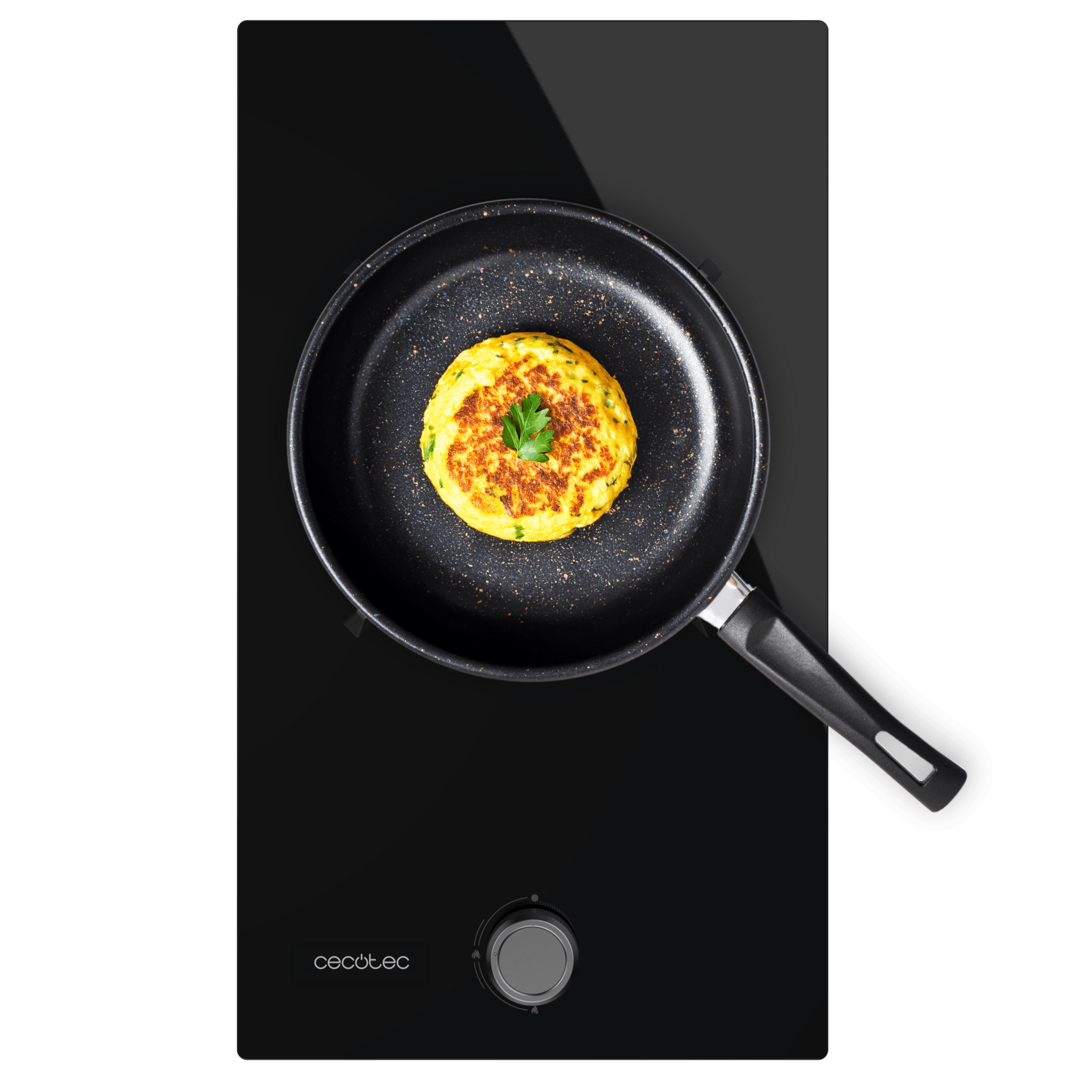 Bolero Squad G 1200S Glass Black Placa de gas Cecotec