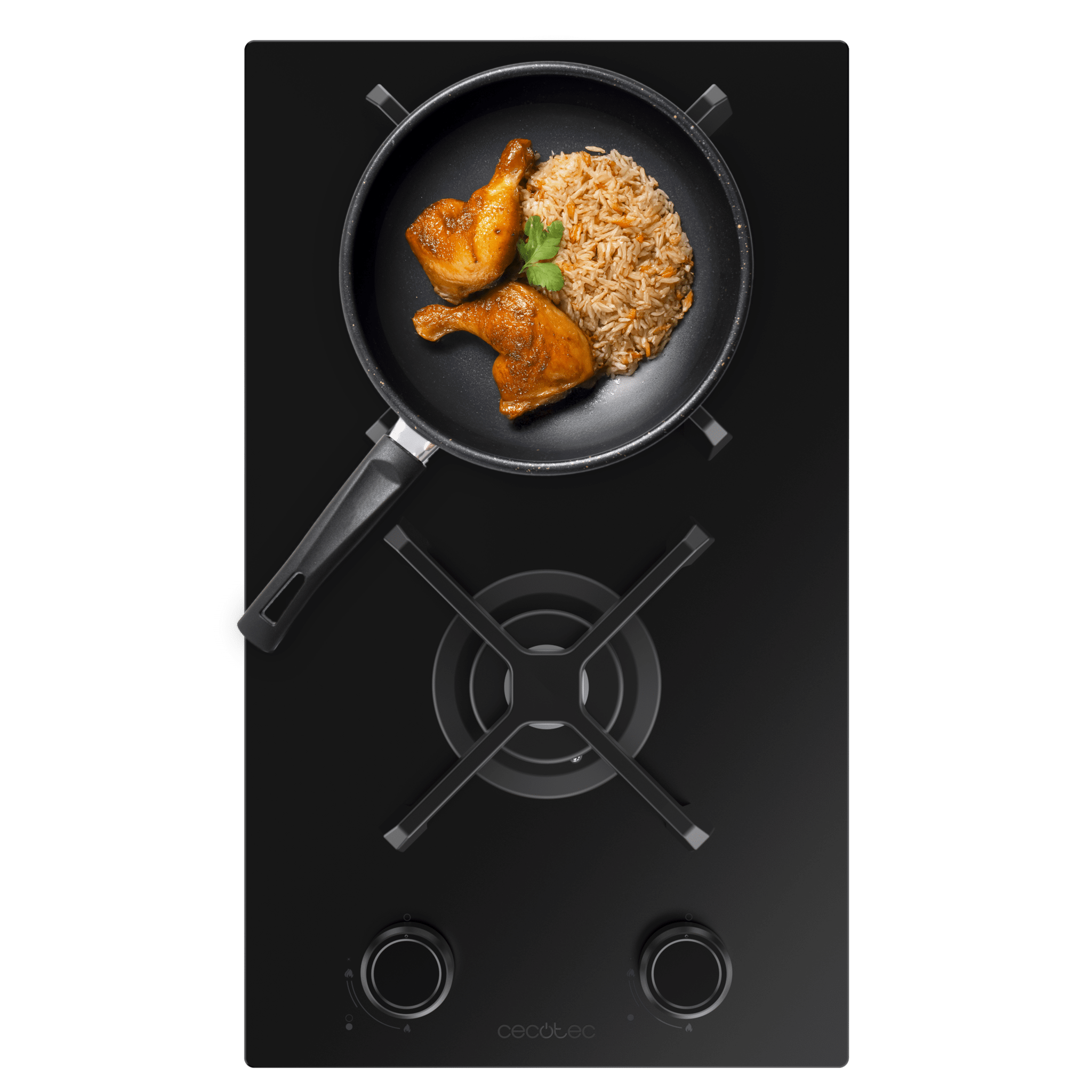 Bolero Squad G 2400S Nano Glass Piano cottura a gas Cecotec