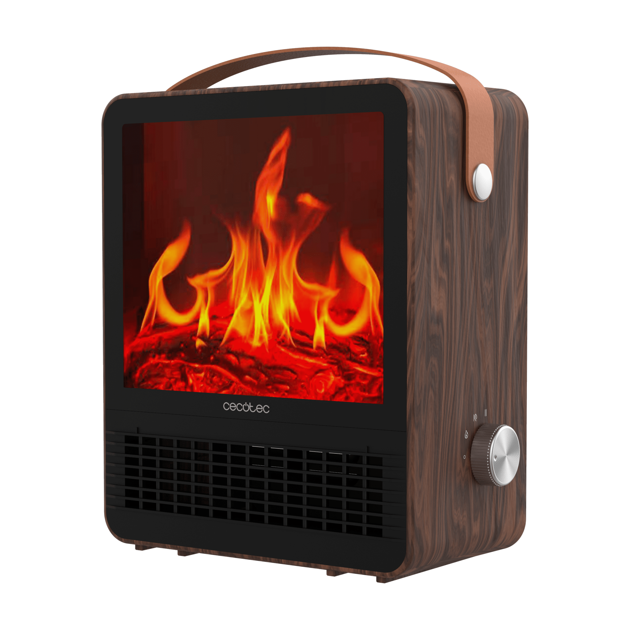 ReadyWarm 1500 Ceramic Flames Calefactor cerámico Cecotec