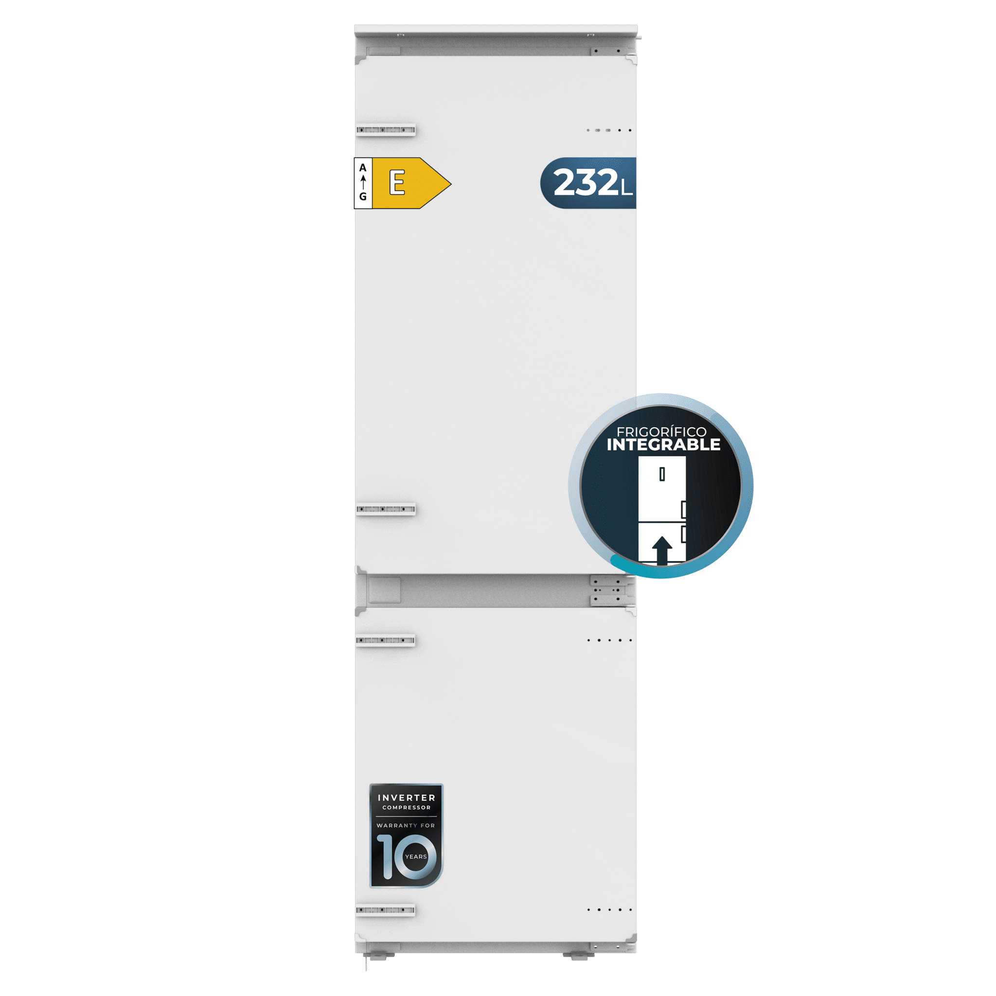 Bolero CoolMarket Combi BI-S MC 232 E Frigorífico combi Integrable Cecotec