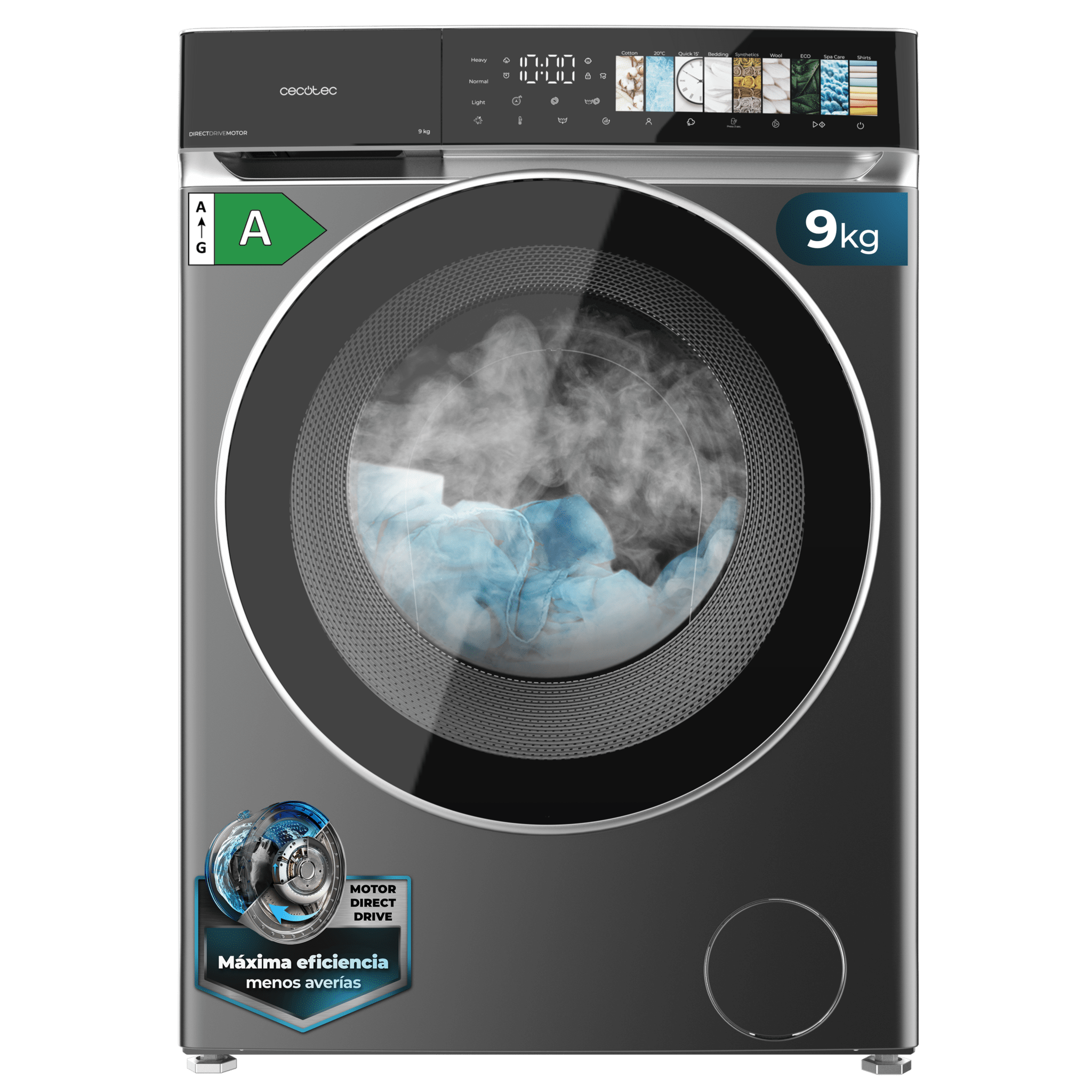 Bolero DressCode 9970 Direct Drive Steel Lavadora Cecotec