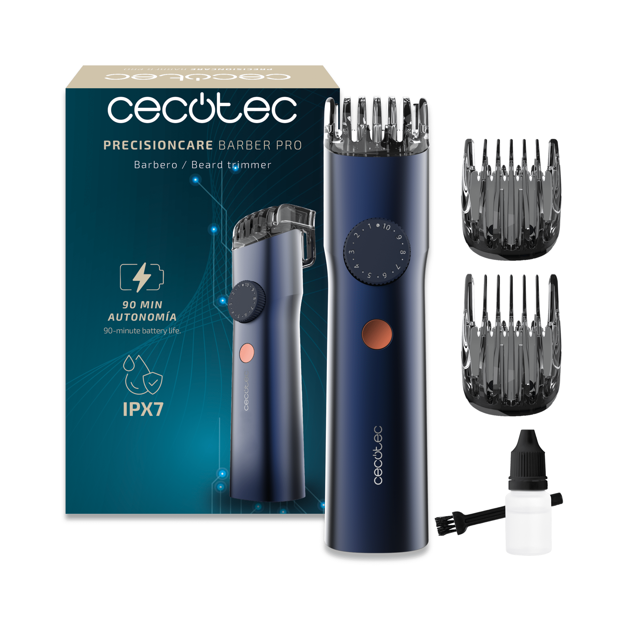 PrecisionCare Barber Pro Barbero con Cuchillas Japonesas de Acero ...