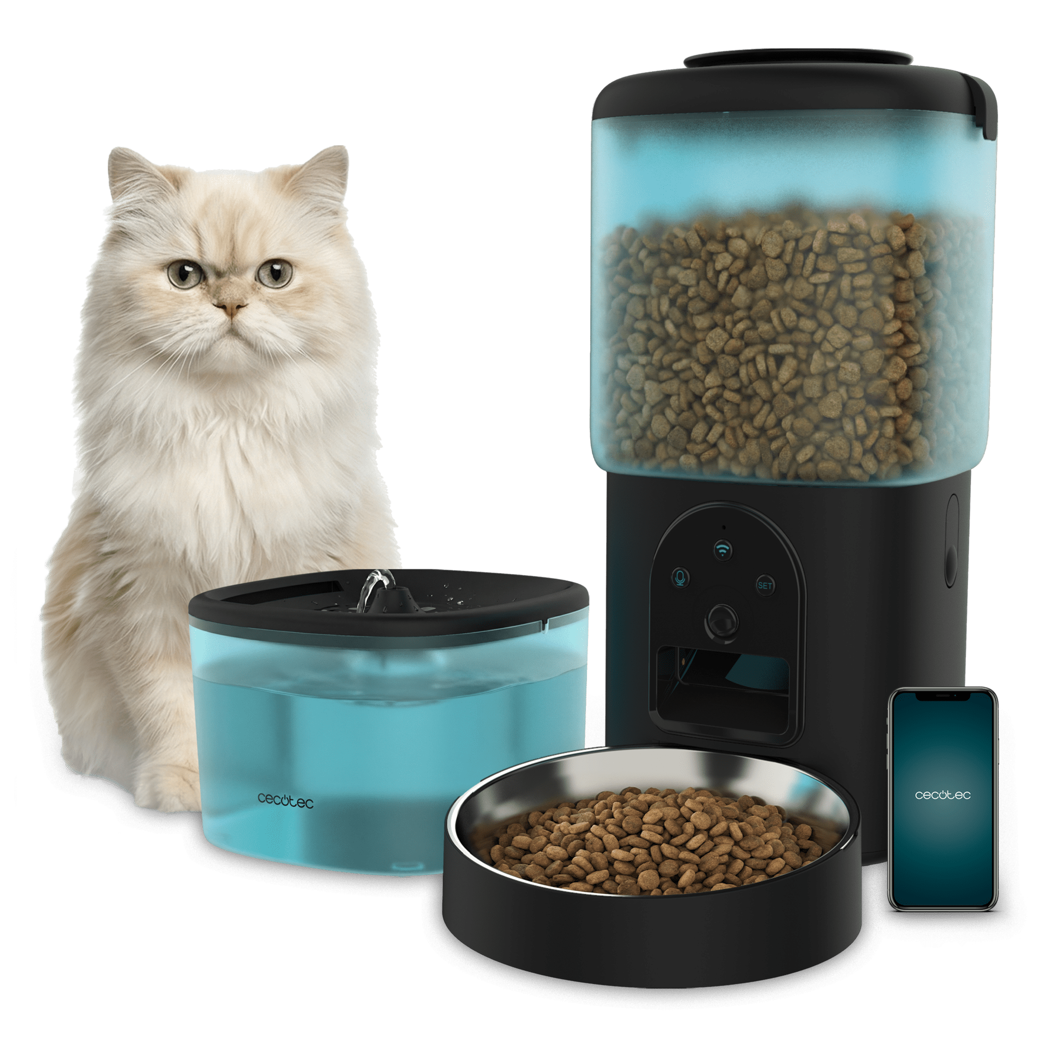 Pumba 2000 TotalMenu Vision Lot comprenant une mangeoire de 4,5 L et un ...