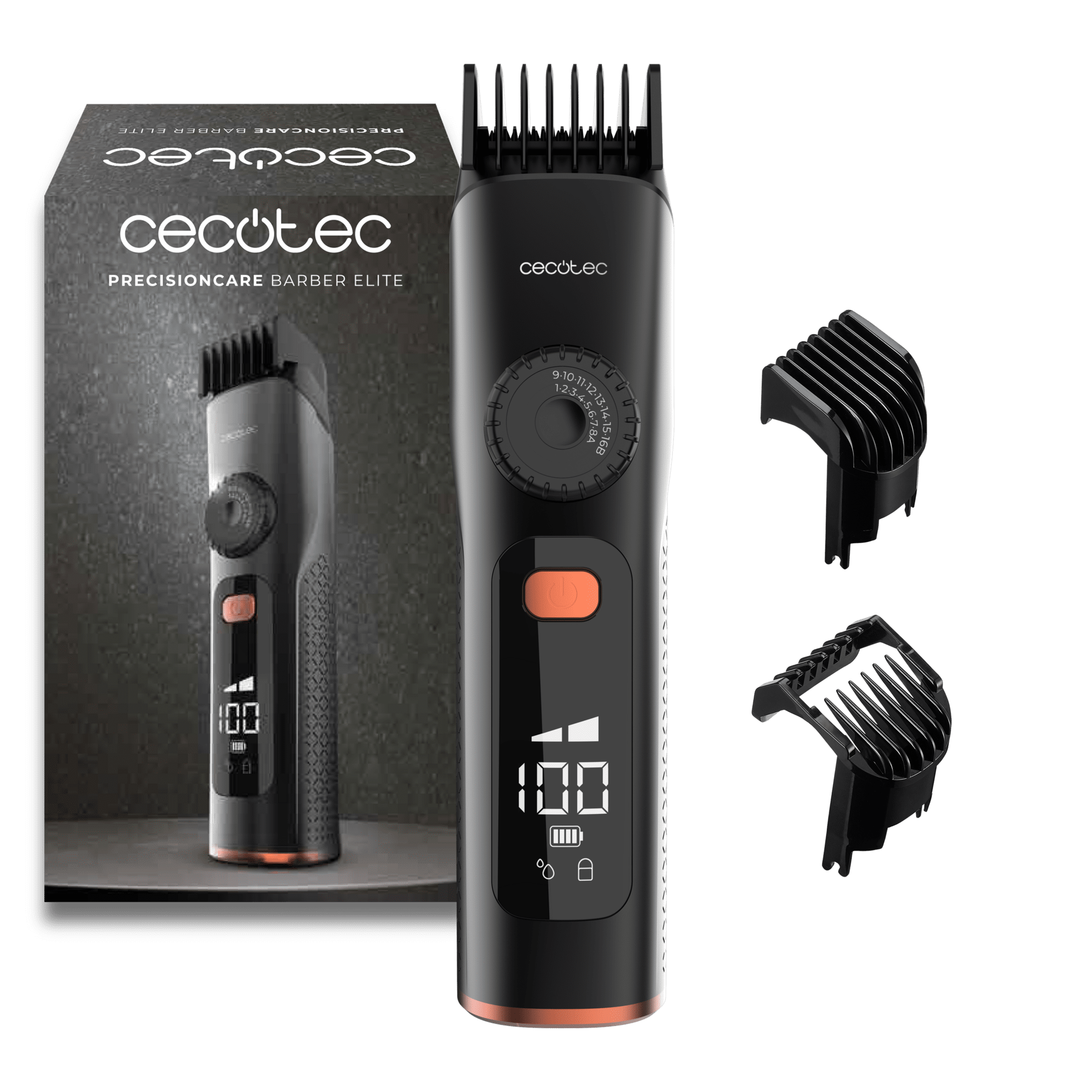 PrecisionCare Barber Elite Máquina de Barbear Cecotec