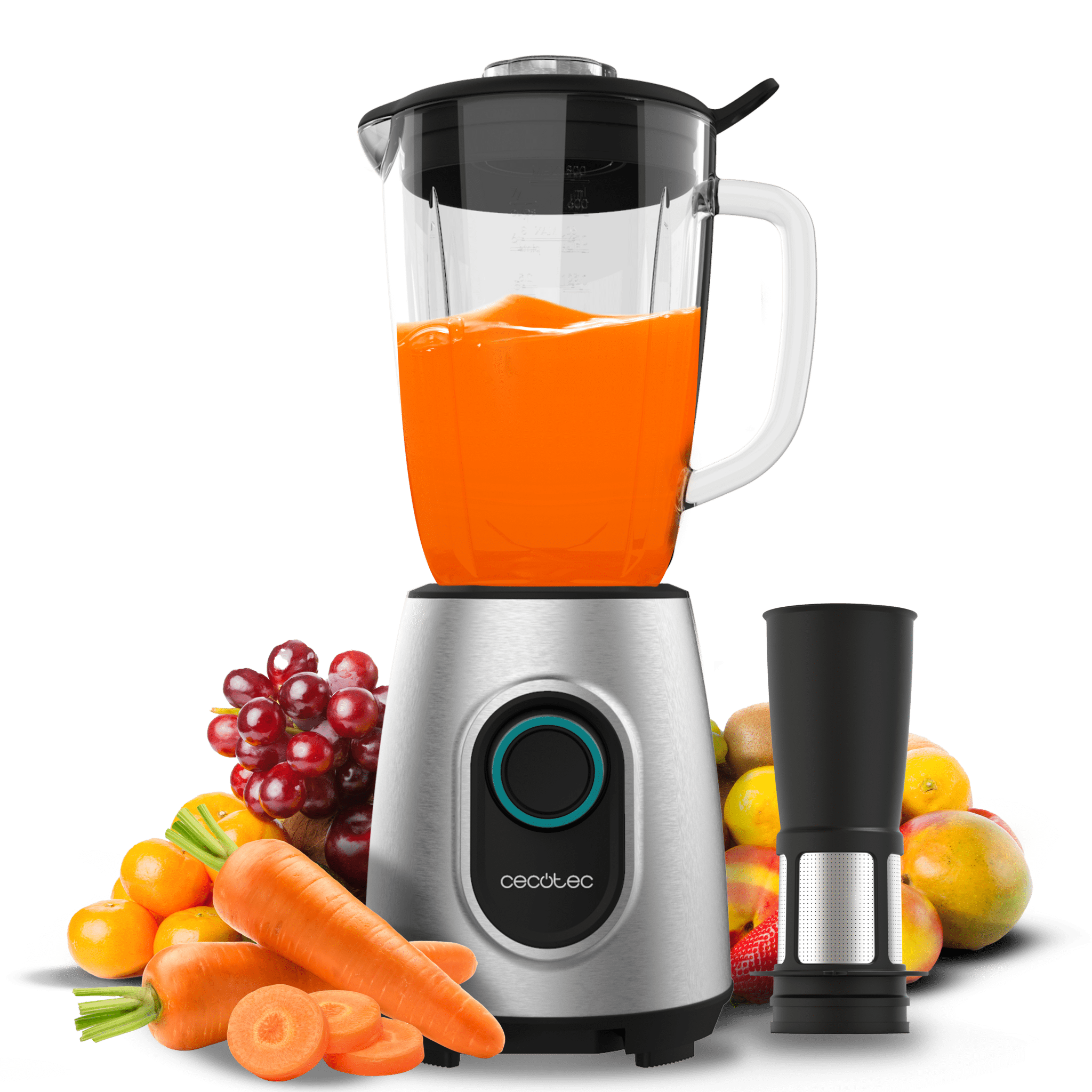 Power Black Titanium 2300MAX Inox Pro Mixer Cecotec