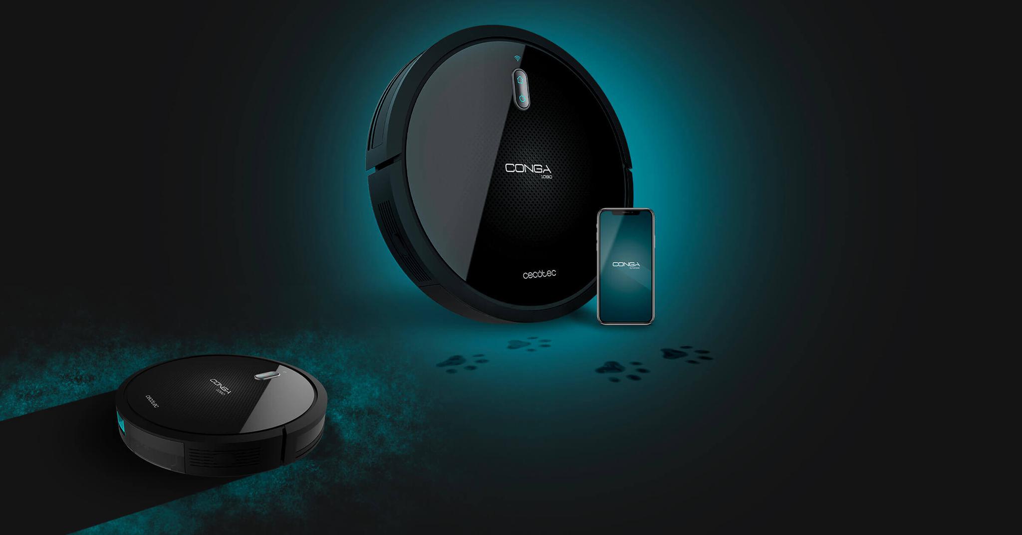 Conga 1090 Connected Force Robot aspirapolvere Cecotec