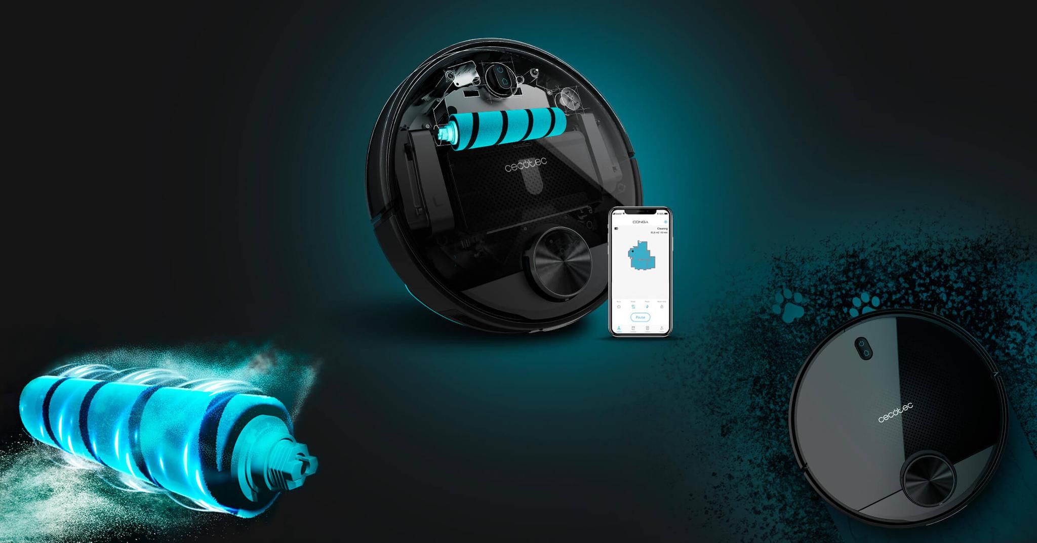 Conga 3590 Robot aspirapolvere con mappatura laser Cecotec